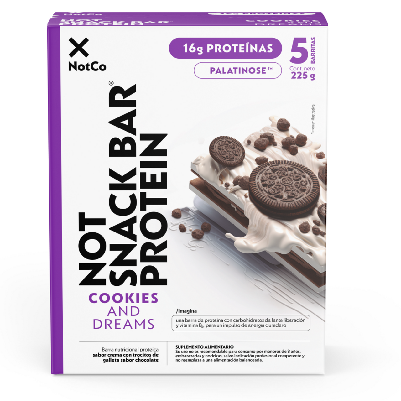 NotSnack Bar Protein Cookies and Dreams 5 un – Tienda NotCo