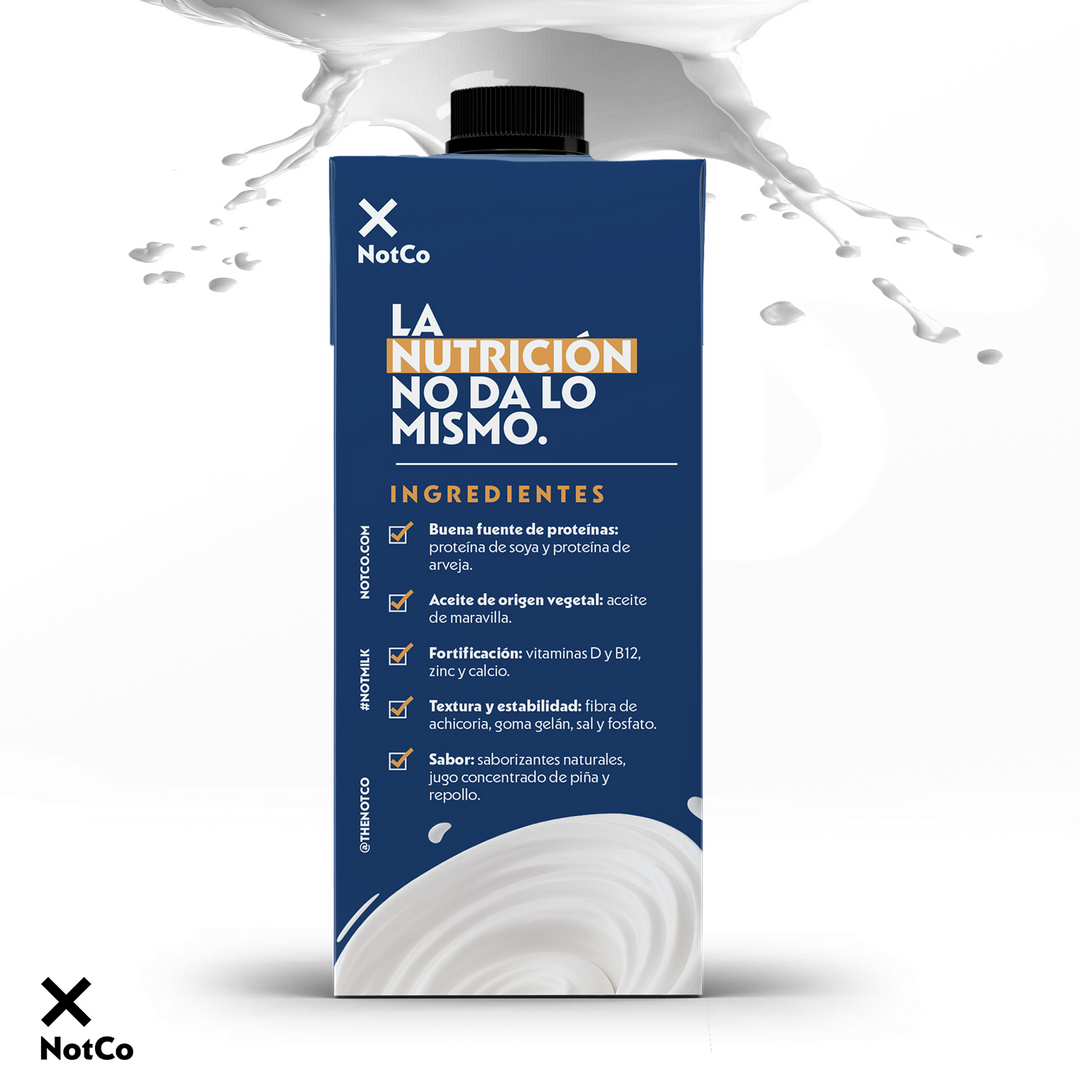 Bebida vegetal cremosa | NotMilk® NotCo – Tienda NotCo