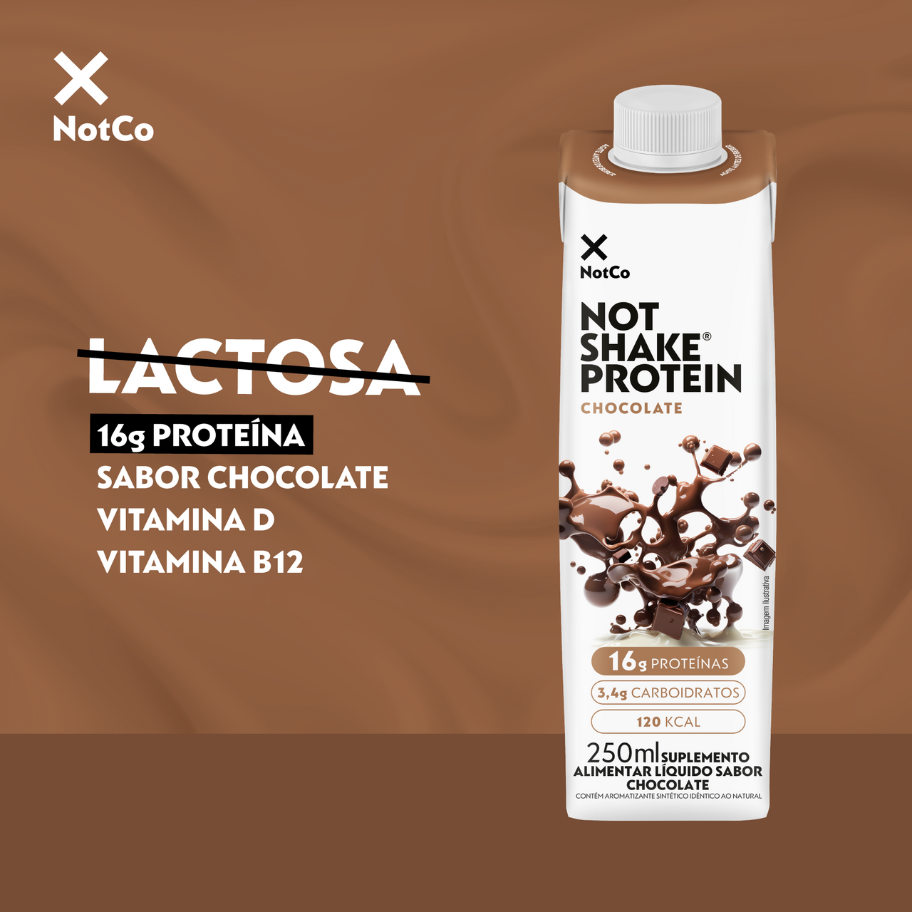 NotShake Protein Chocolate 250ml con 16g de Proteína – Tienda NotCo