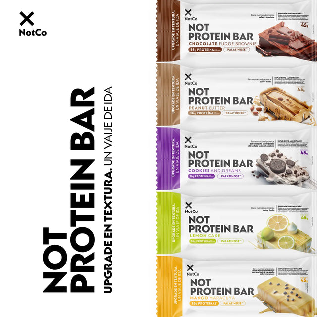 Barritas de Proteína Mango Maracuyá 5 x 45 g | NotProtein Bar – NotCo ...