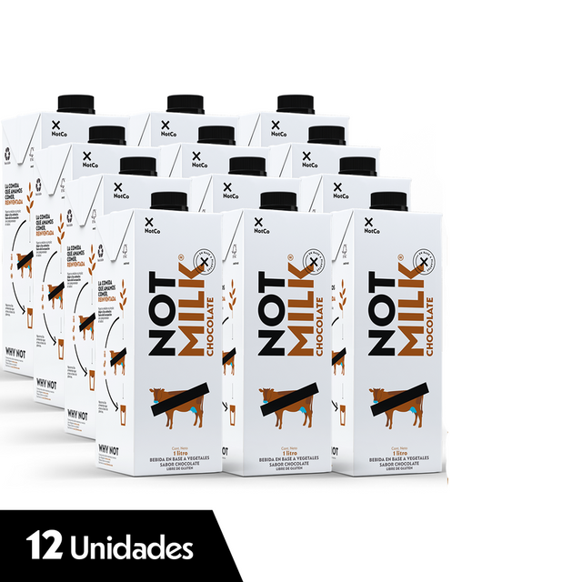 Notmilk Chocolate Bebida Vegetal 12x 1L – Tienda NotCo