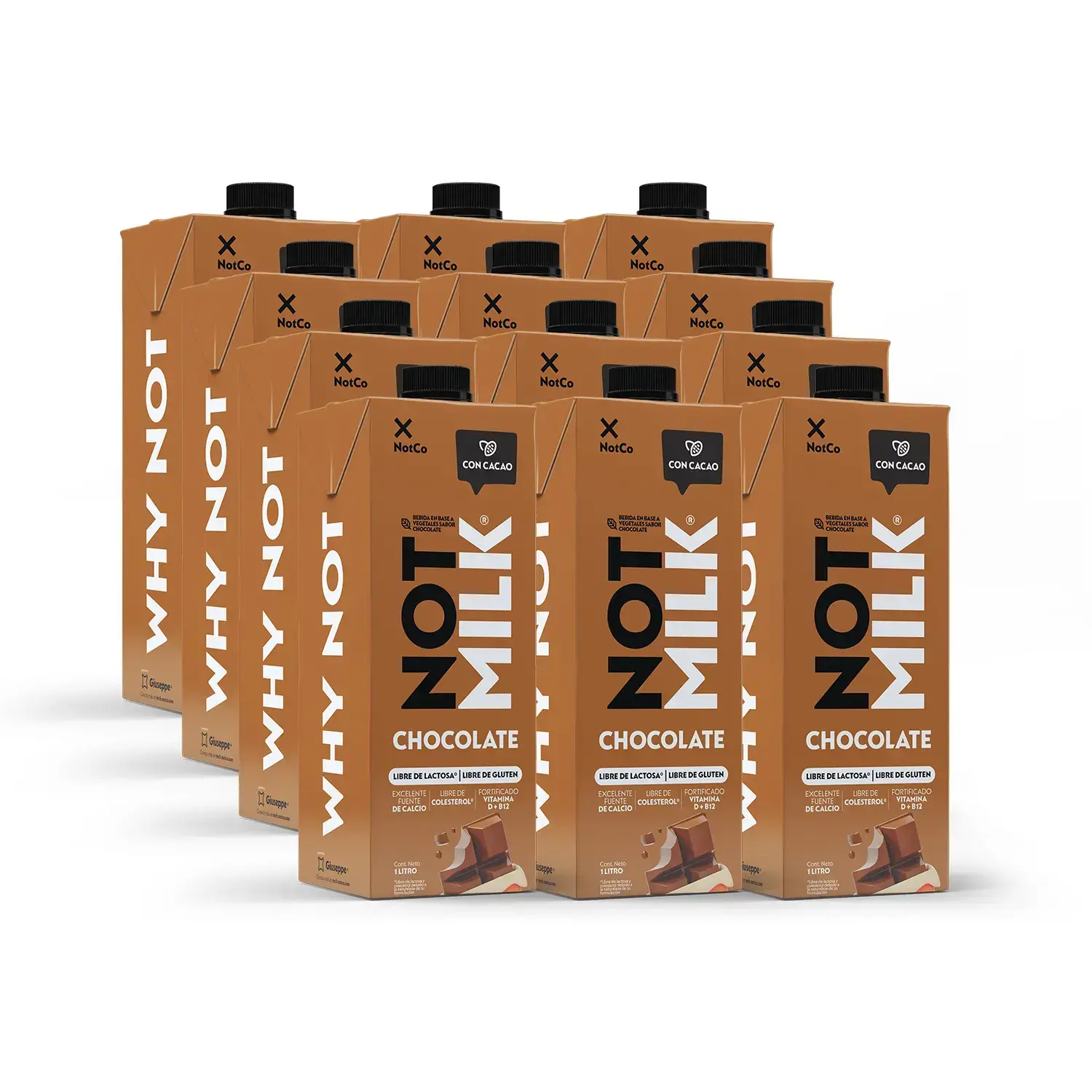 Bebida Vegetal Notmilk Chocolate 12x 1L – Tienda NotCo