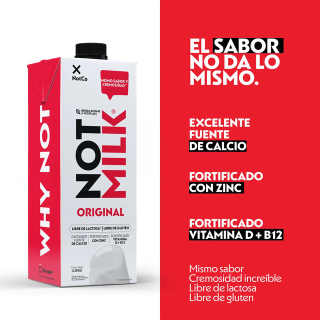 Bebida Vegetal Original 1 L | NotMilk Original – NotCo – Tienda NotCo